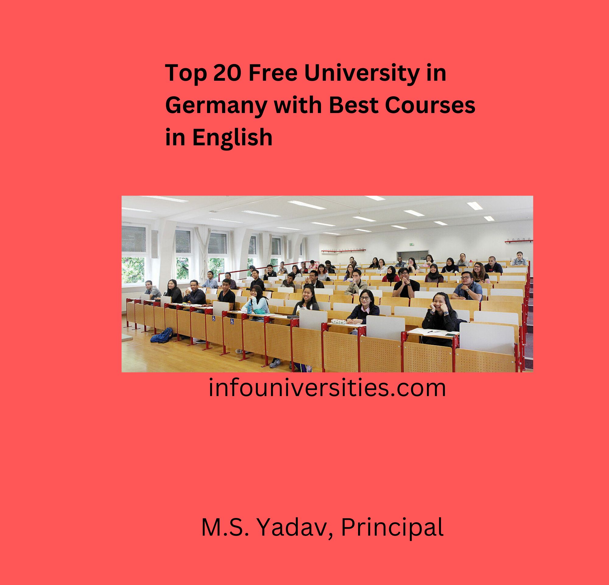 Top 20 Free University in Germany with Best Courses in English